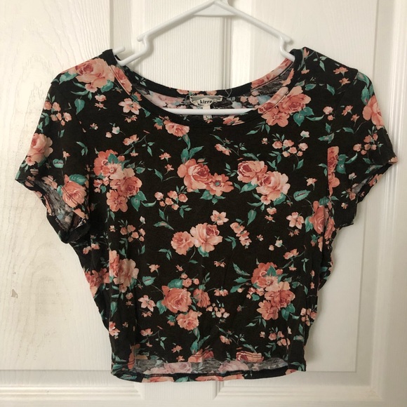 PacSun | Tops | Pacsun Floral Crop Top | Poshmark